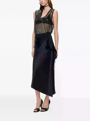 Pinko Sequin-embellished Mesh Top