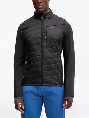 VIKING Quilted Panel-detail Jacket - Black