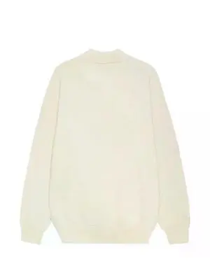LES DEUX Textured-knit Polo Shirt - White