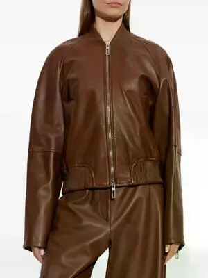 Sportmax Amour Leather Jacket