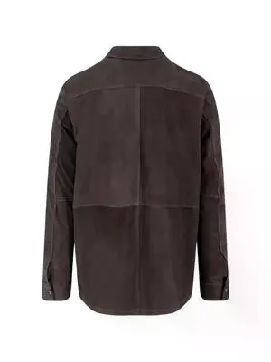 DFOUR Suede Flap-pocket Shirt