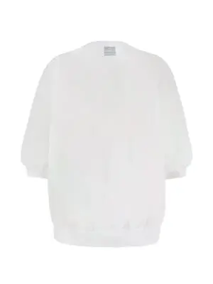 NUDE Crew-neck Oversized T-shirt - White
