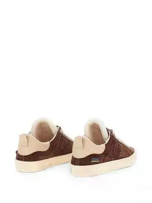 SPRINGA Wavy Suede Logo-patch Sneakers