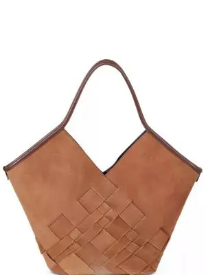 Hereu Interwoven Suede Tote Bag