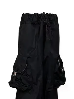 Attico Drawstring-waist Cargo-pockets Trousers