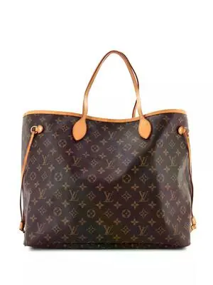 LOUIS VUITTON Neverfull Monogram Canvas Gm Tote Bag - Brown