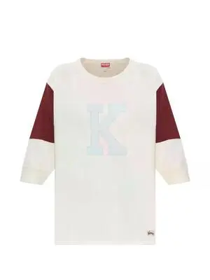 Kenzo Logo-patch Panelled T-shirt