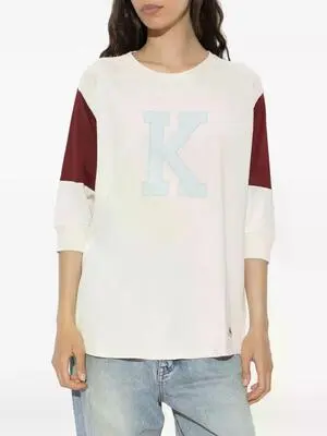 Kenzo Logo-patch Panelled T-shirt