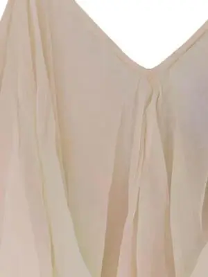 MES DEMOISELLES Calimera Ruffled V-neck Maxi Dress
