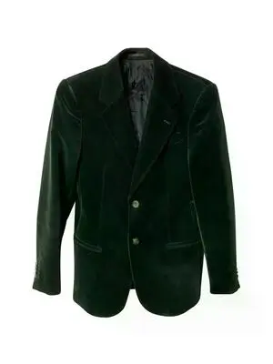 Emporio Armani Single-breasted Velvet Jacket