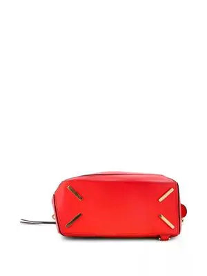 Loewe Puzzle Bag Leather Small Satchel - Red