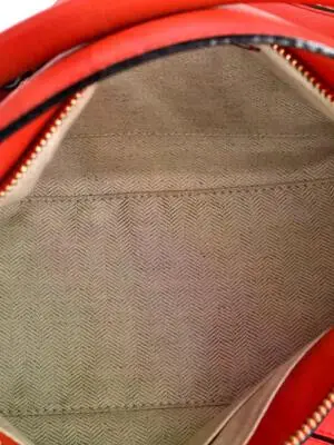 Loewe Puzzle Bag Leather Small Satchel - Red