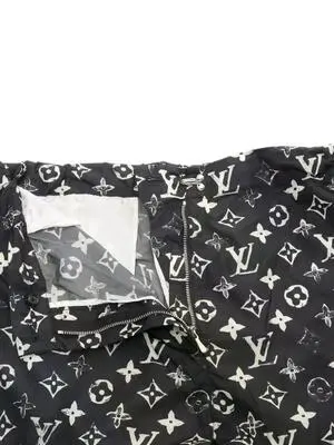 LOUIS VUITTON 2010s Monogram Print Shorts - Black