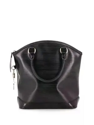 LOUIS VUITTON Lockit Handbag Epi Leather Pm Satchel - Black