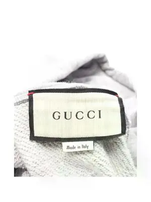 Gucci 2010s Logo Print Hoodie - Grey