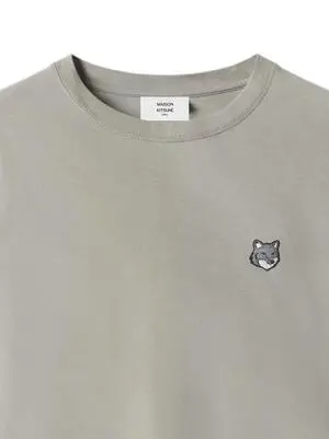 Maison Kitsuné Fox Head Long-sleeve T-shirt - Neutrals