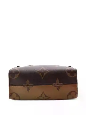 LOUIS VUITTON Onthego Tote Reverse Monogram Giant Pm Shoulder Bag - Brown