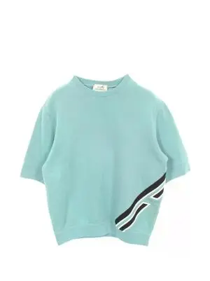 Hermès 2010s Run H Short-sleeve T-shirt - Blue