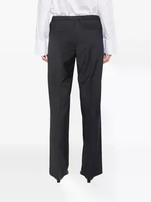 Peserico Elasticated Waistband Pressed-crease Trousers