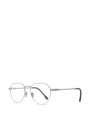 FRED Godron Round Frame Eyeglasses - Silver