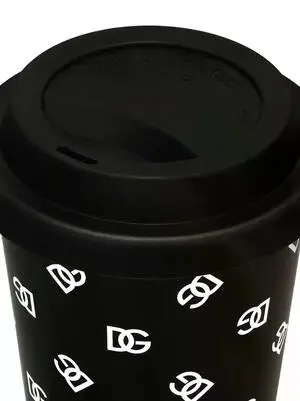 DOLCE & GABBANA CASA Logo-print Silicone-lid Mug