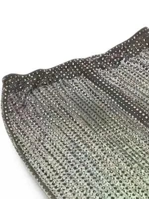 VENUJA Crystal-embellished Mesh Midi Skirt