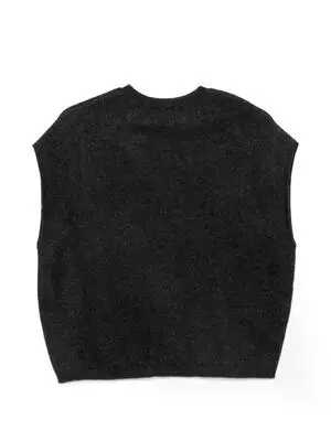 SEMICOUTURE Crew-neck Sleeveless Vest
