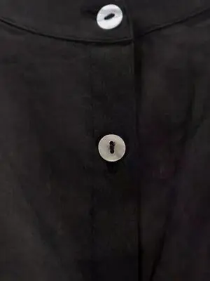 MES DEMOISELLES Celeste Gathered-detail Shirt - Black
