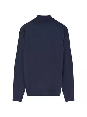 BRAMANI CASHMERE Zip-up High-neck Cardigan