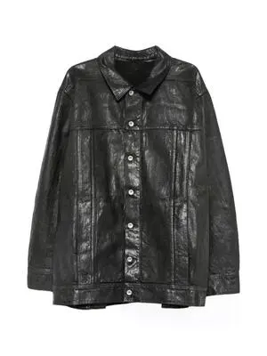 Rick Owens Button-up Denim Jacket - Black
