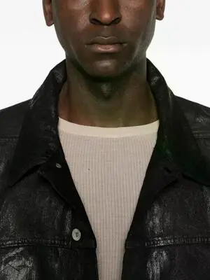 Rick Owens Coated Denim Jacket