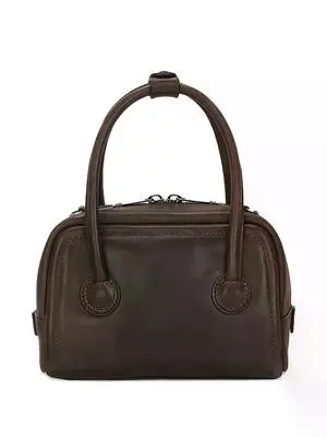 MARGESHERWOOD Embossed Leather Top-handle Bag