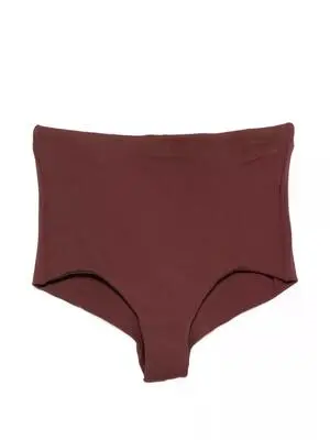 Patrizia Pepe Stretch-jersey Briefs - Brown