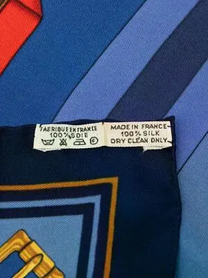 Hermès 2000-2026 Les Sangles Silk Scarf 90 Scarves