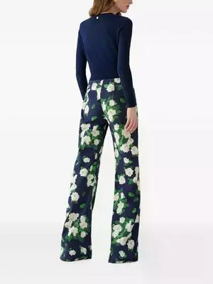 Carolina Herrera Embellished Floral Cardigan
