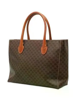 Celine Macadam Coated Canvas Tote Bag