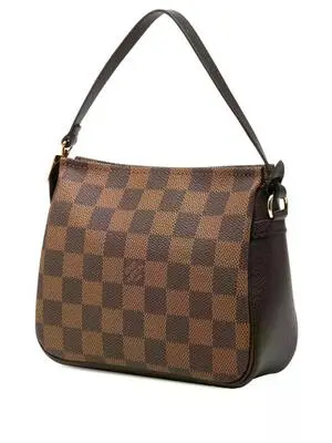 LOUIS VUITTON 1999 Damier Ebene Trousses Pochette Handheld Bag