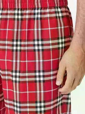 Burberry Check-print Track Shorts