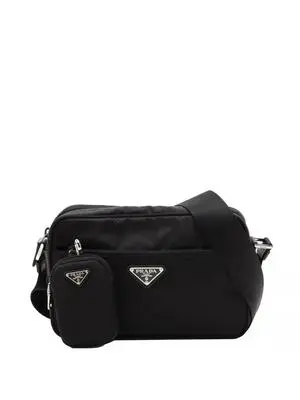 Prada 2013-2026 Tessuto Camera Bag Crossbody Bag - Black
