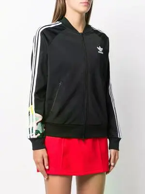 Adidas Graphic-print Zip-up Track Jacket
