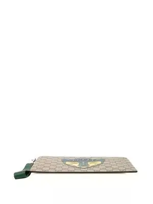 Gucci 2000-2015 Gg Supreme Fox Clutch Bag
