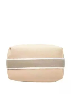 Hermès 2020-2026 Small Toile Bride A Brac Case Vanity Bag - Neutrals