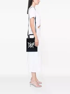 Dior Leather Tote Satchel