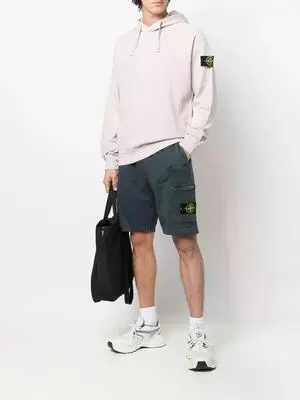 Stone Island Logo-patch Knee-length Shorts