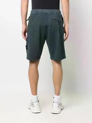 Stone Island Logo-patch Knee-length Shorts