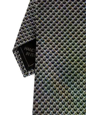Brioni Geometric-pattern Silk Tie
