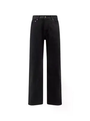 TONYWACK Straight-fit Five-pocket Jeans - Black