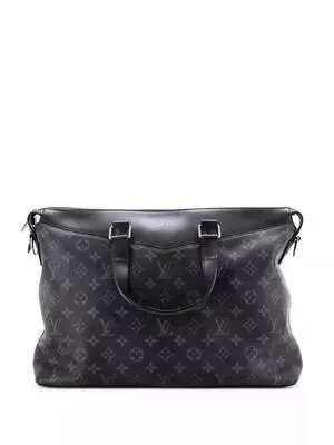 LOUIS VUITTON Explorer Briefcase Monogram Eclipse Canvas Business Bag - Black