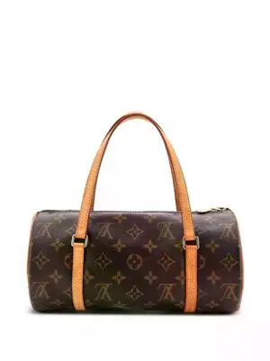 LOUIS VUITTON Papillon Handbag Monogram Canvas 26 Satchel