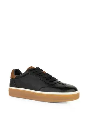 LINDA BAUMANN Panelled Leather Sneakers